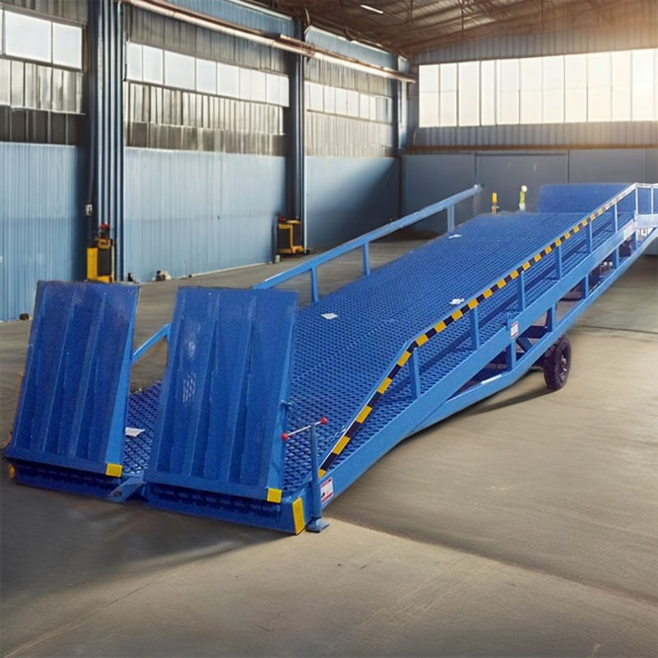 6t 8t 10t Mobile Hydraulic Loading Warehouse Pit Set Dock Leveler Yard ...