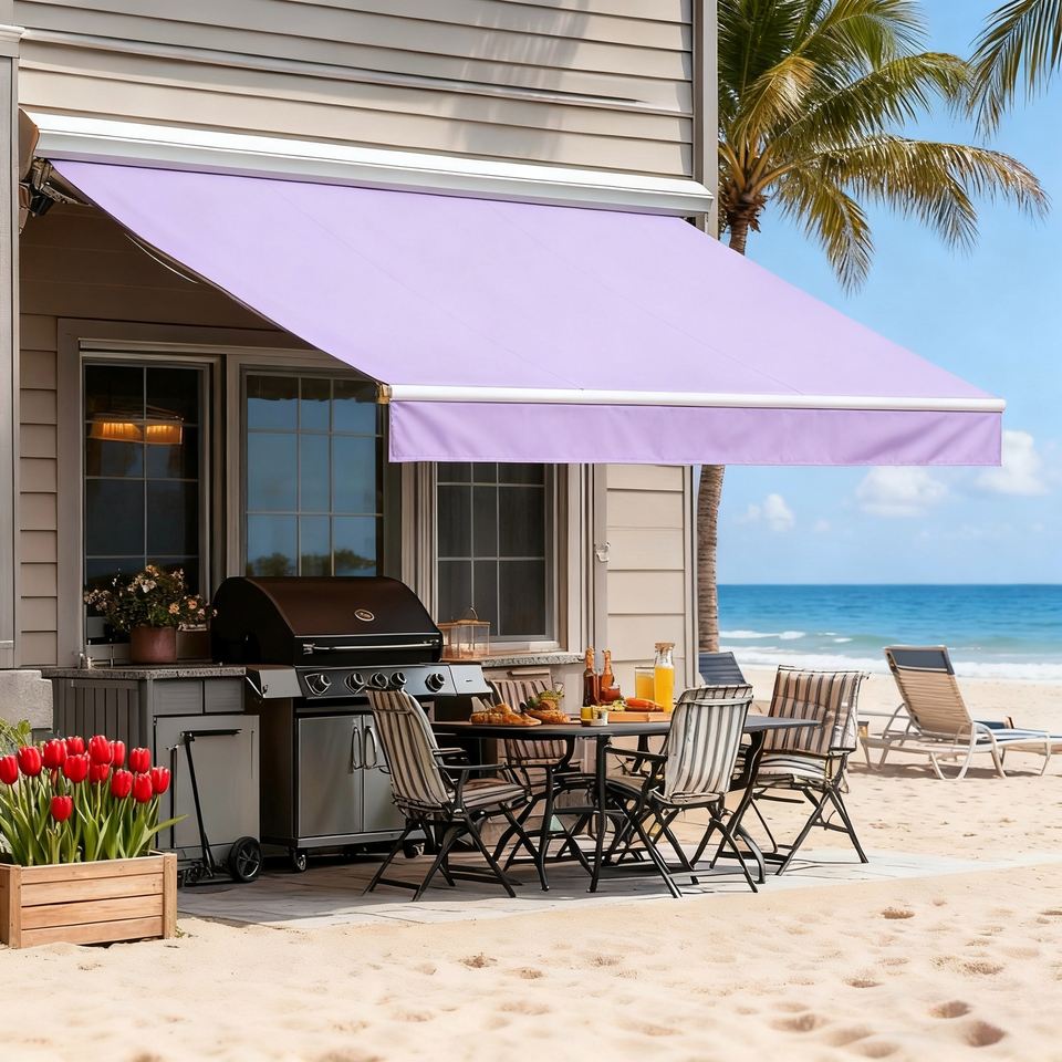 Modern Wind-Resistant Outdoor Retractable Commercial Awning Canopy ...