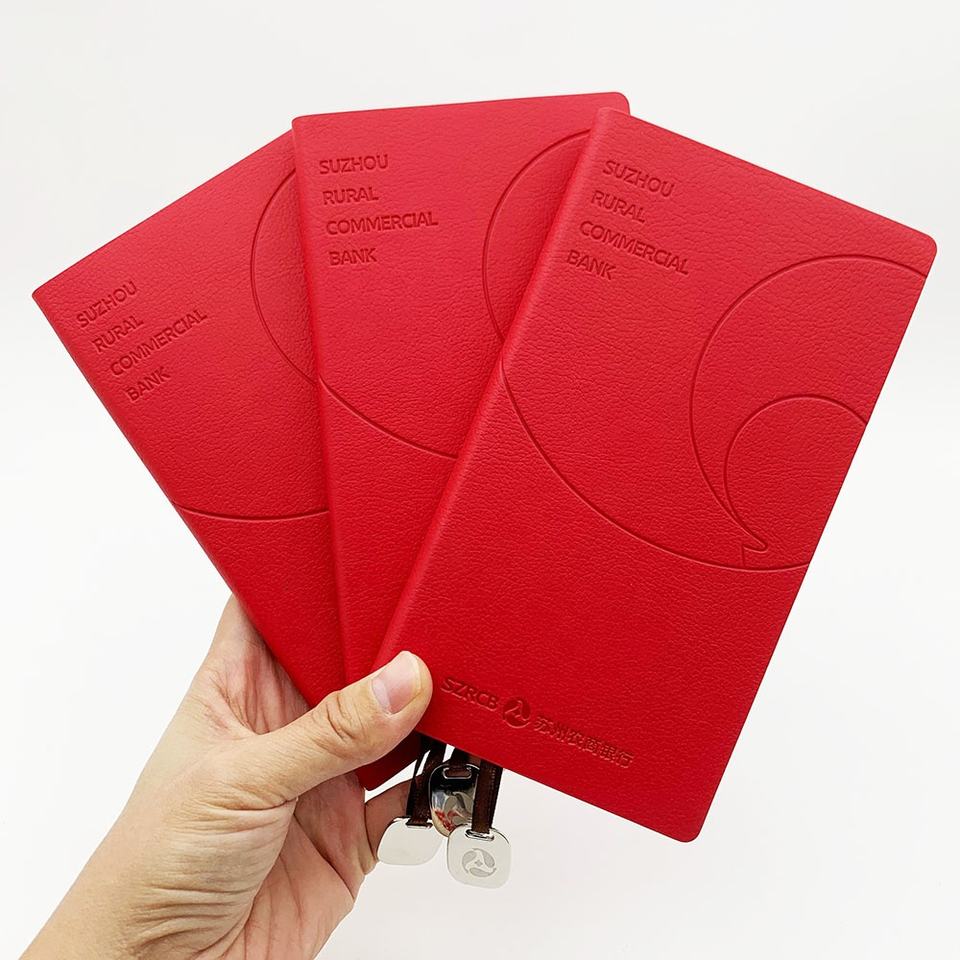 High Quality 2026 Diary Weekly Planner A5 Red Pu Leather Notebook ...