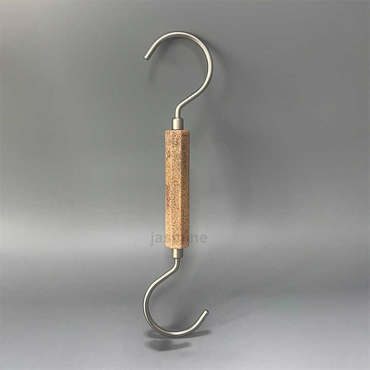 JASMINE High Quality S Shape Hangers Solid Resin and Metal Hook Tie ...