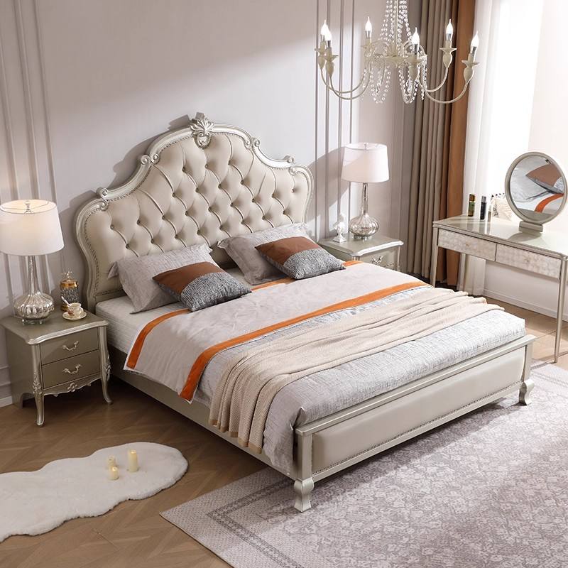 Luxury American-Style 1.8-meter Master Bedroom Bed New Double Wedding ...