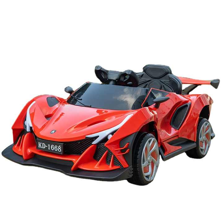 Red electric car for children boys and girls kids electric cars 12v ...