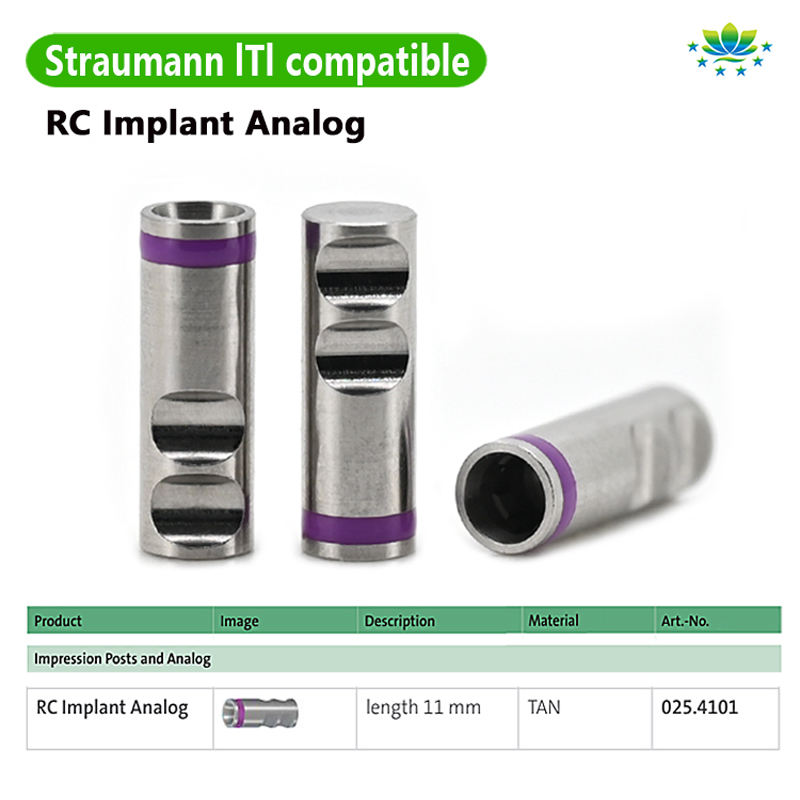 Straumann Implant Analog Fixture Lab Analog Custom for CAD/CAM
