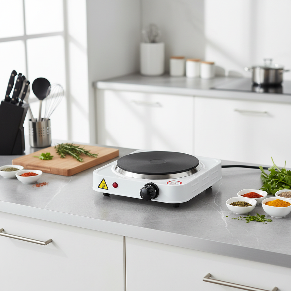 European Portable Single Burner Electric Hot Plate with Coil Heating ...