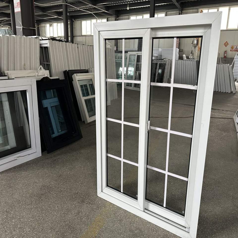 Latest Sliding Window Grills Design - PVC Double Glazed