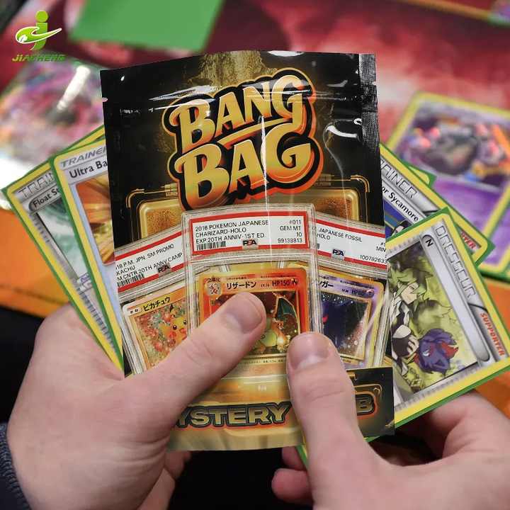Custom Printed Retail Game TCG Trading Booster Card Bag