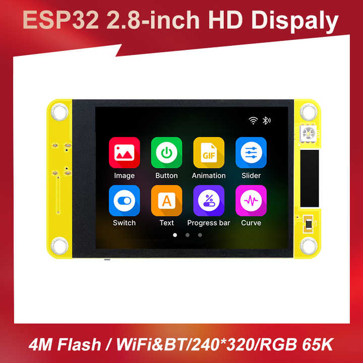 Esp32 S3 Development Board 2.8 Inch IPS HD Capacitive Touch Screen Smart Display forArduino ...