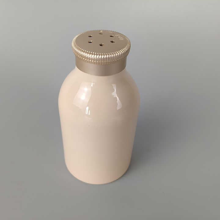 OEM Recycle Aluminum Silver Cosmetic Powder Container Bottle with ...
