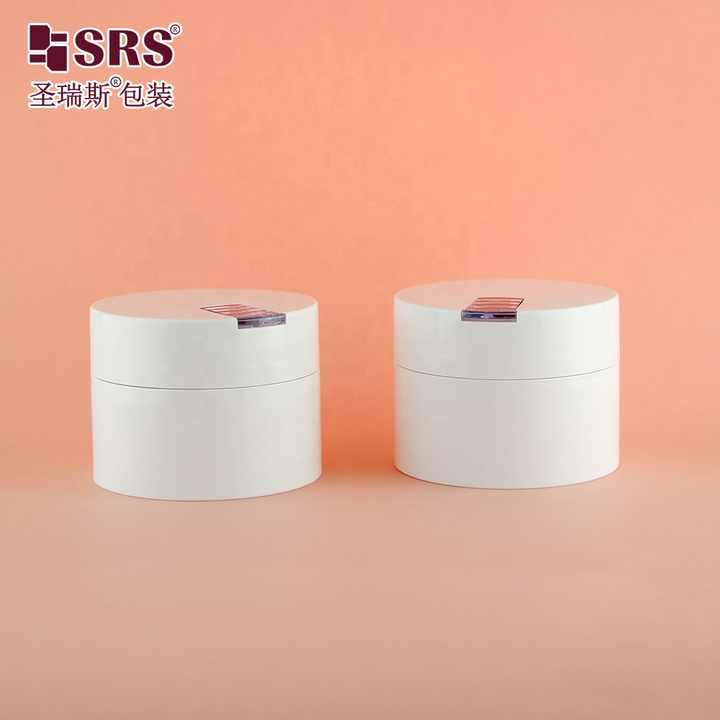 100g 200g PP PCR Jar With Small Spatula Cream Jar With Spoon Portable ...