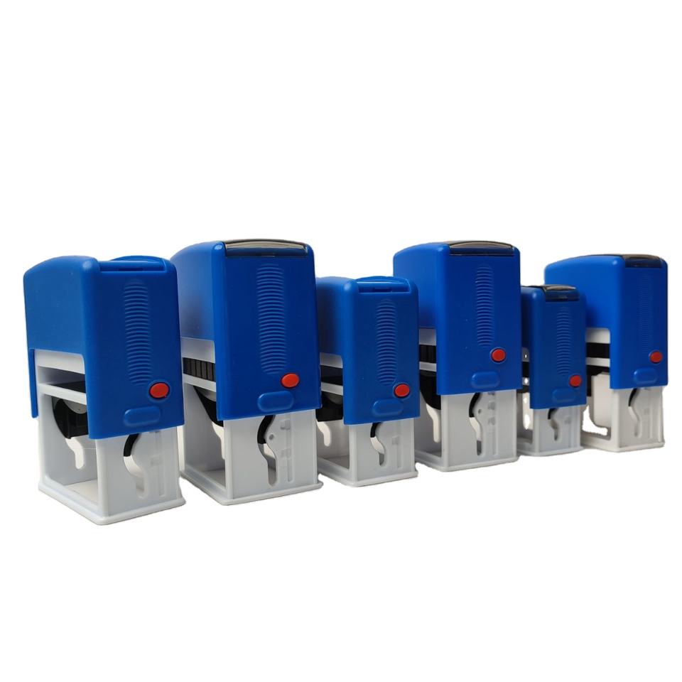 New Mark Blue Office Rectangular Stamp - Automatic Rubber