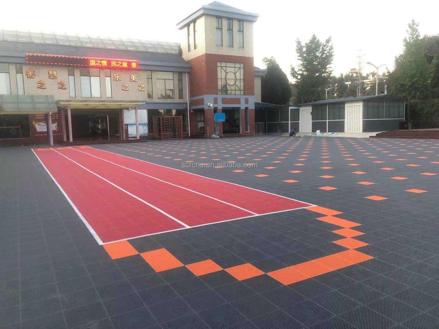 In Stock Outdoor Futsal Court DIY Modular Interlocking PP Tiles ...