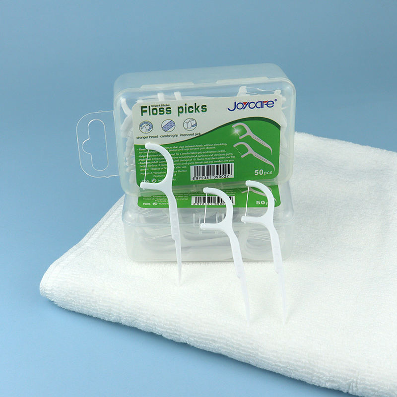 50 Count Dental Floss Pick in Box Oral Care Dental Floss Manufacture ...