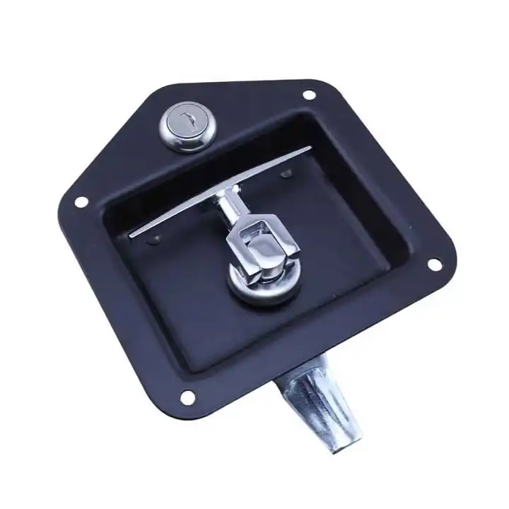 Truck or Trailer Polished Stainless Steel Key-locking Recessed Flush ...