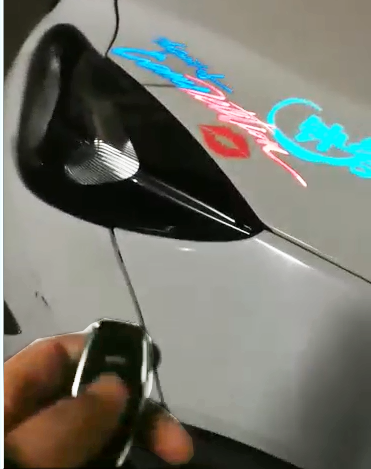 Glitter Effect Customer Design Van Sticker Car Sticker ...