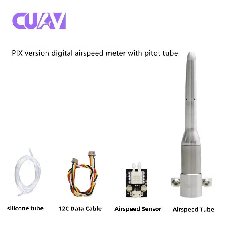 CUAV Metal Digital Airspeed Meter Differential Pressure Sensor UAV ...
