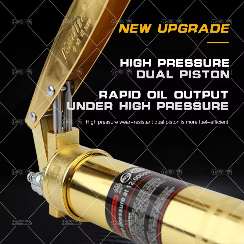 High-pressure Carbon Steel Grease Gun Oil Pump for Car and Outdoor ...
