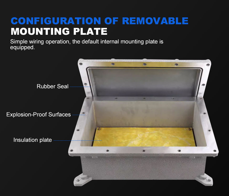 IP65 Industrial Explosion Proof Junction Box Enclosures Corrosion Proof ...