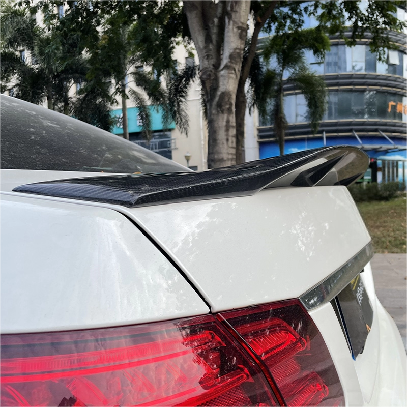 True Carbon Fiber Rear Wing for Mercedes-Benz E-Class Models 10 to 16 ...