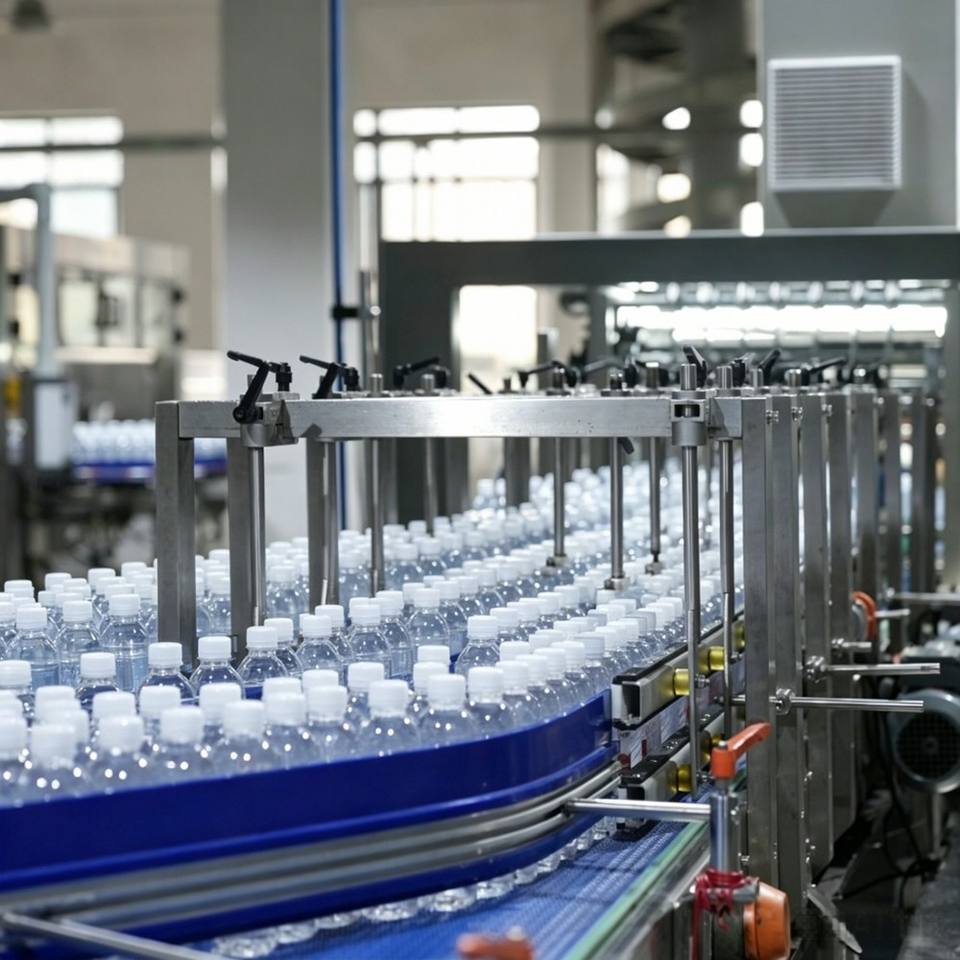 6000BPH 500ml Pet Plastic Bottle Water Filling Machine High Efficiency ...