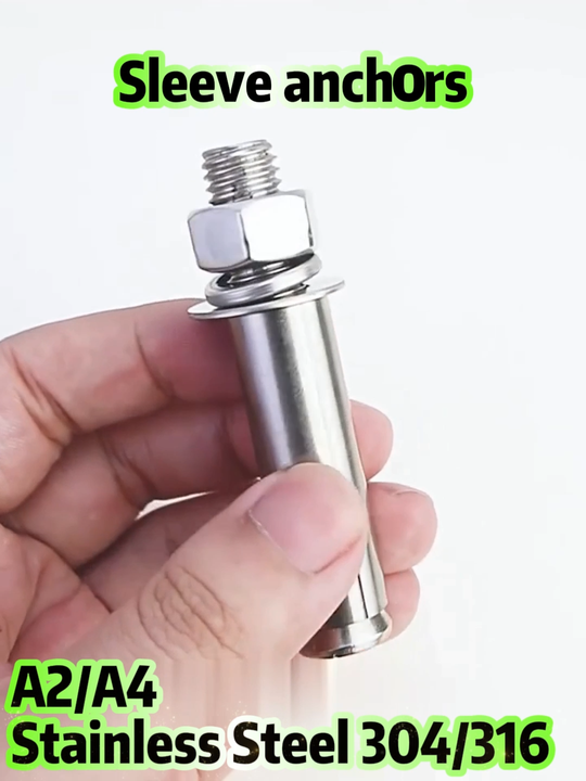 Stainless Steel M6 M8 M10 M12 M14 M16 M18 M20 M24 Eye Sleeve Expansion ...