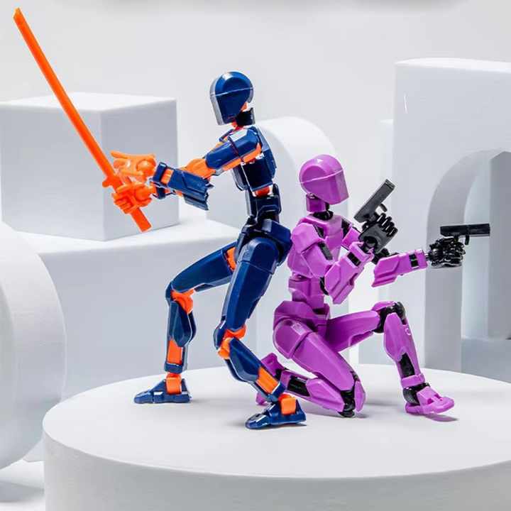 Custom DIY Articulated 13 Robot Dummy Action Figure