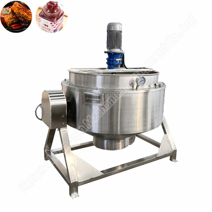 Automatic Jacketed Kettle Industrial Steam Steam Heating Jacket Kettle ...