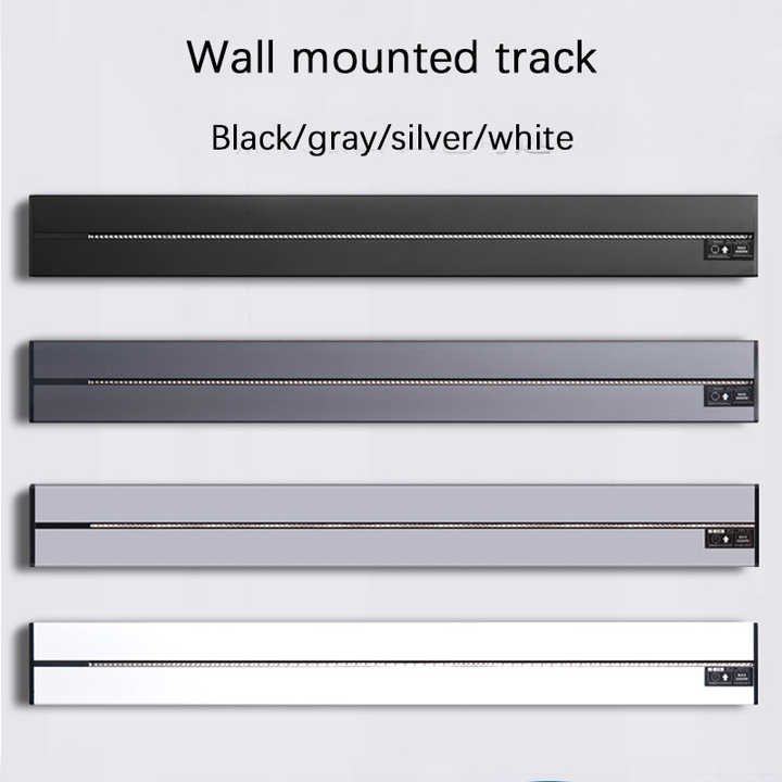 Aluminum Wall Track Socket Movable Modular Power Rail