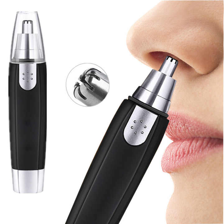 Professional Rotary Nose Hair Clipper Electric Washable Ear Hair Cutter ...