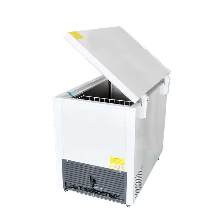 Commercial Horizontal Deep Freezer Top Glass Door Supermarket Display ...