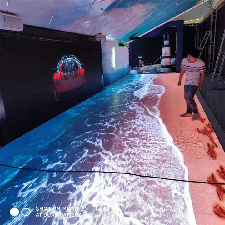 P1.9 P2 P2.6 P3.91 Indoor LED Video Display - Interactive Dance Floor Tiles