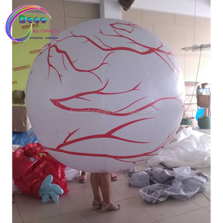 Inflatable Eyeball Costume - Fashionable Walking Party Gear