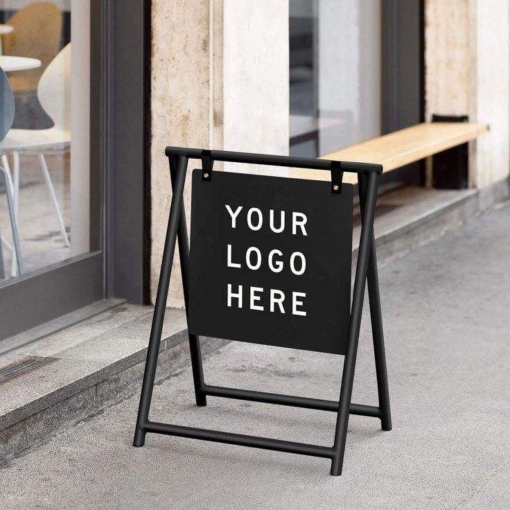 A-frame Folding Sign Board - Perfect for Coffee Shop Welcomes
