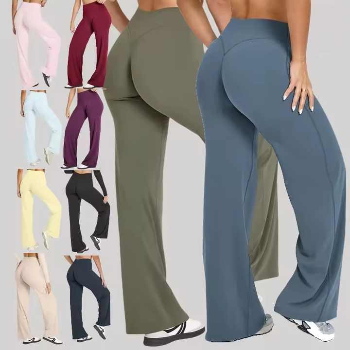 Women's Sports Wear High Waist Summer Yoga Scrunch Butt Loose Slimming ...