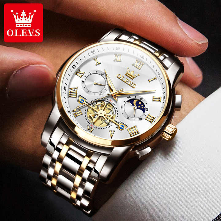 Olevs 2859 Hot Sales OEM Logo Custom Logo Watch Tourbillon
