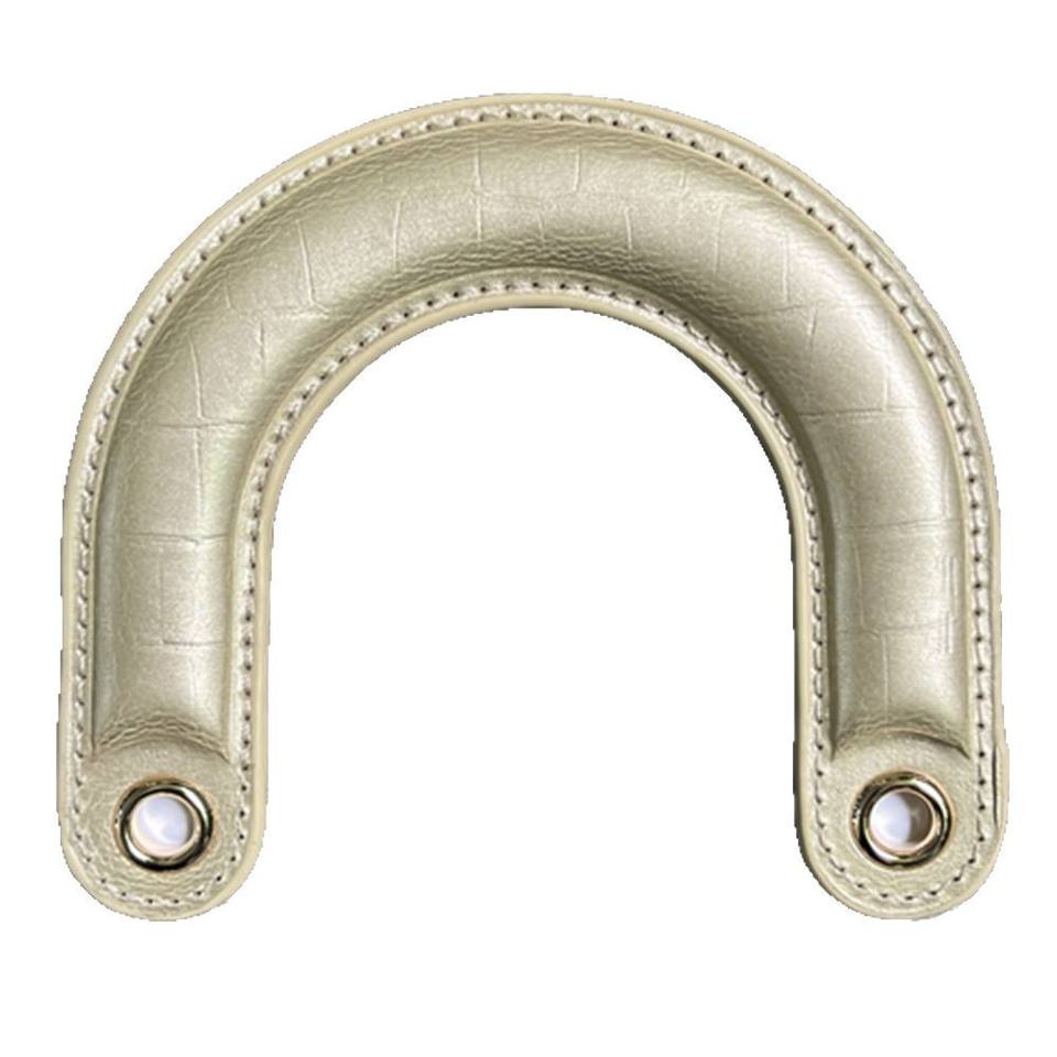 U-Shaped Leather Bag Handle Replacement Leather Purse Handles with Iron ...