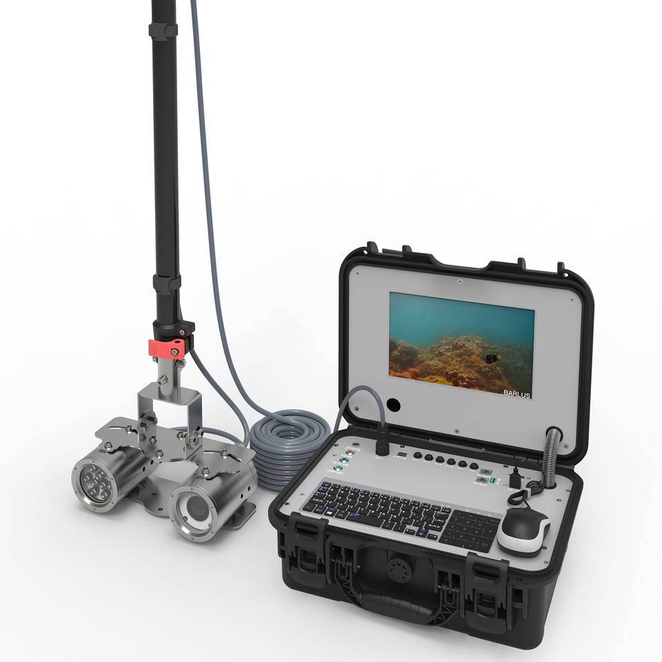 Barlus Mini Underwater Ip Camera Dive System Kit 10 Inch Monitor ...