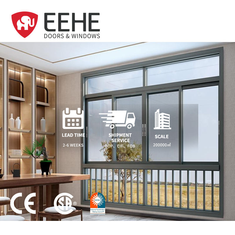 EEHE Hurricane Impact Sliding Windows NFRC Certified Soundproof ...