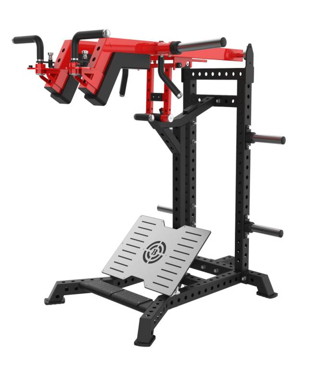 V-Squat Plate Loaded Gym Equipment Safety Strength Training Machine for ...