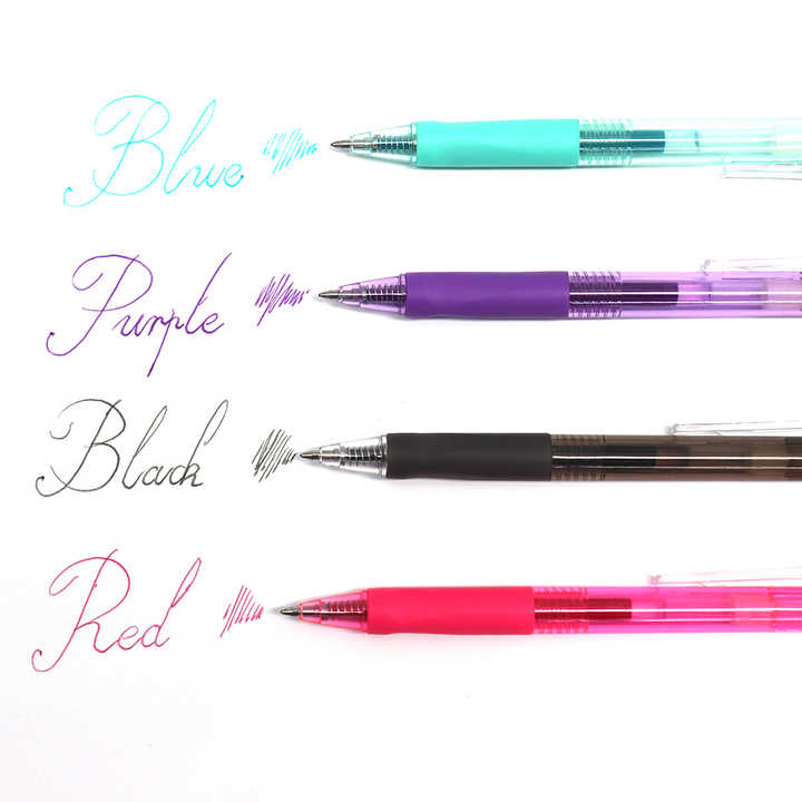 Colorful, Slender Pen Body, Sweet Style, Smooth Writing, Plastic ...