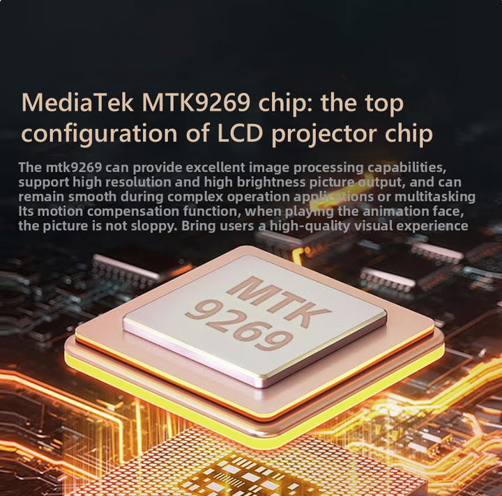 Google Certified Portable Android Smart Projector 4K HD Home Theater ...