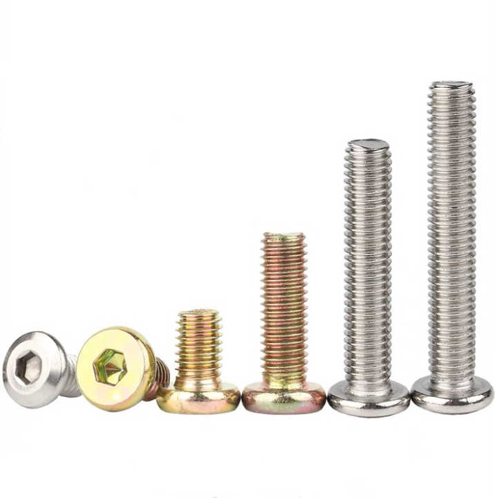 Stainless Steel Allen Wafer Ultra Low Head Screws Hex Socket Thin Head Screw Flat Head Hexagon ...
