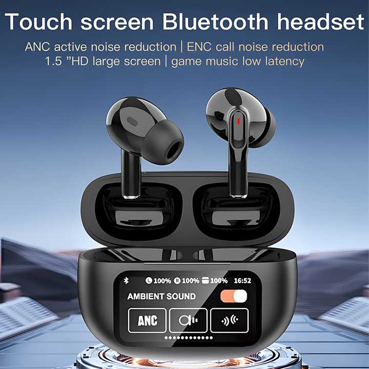 A9 Plus ANC ENC TWS Wireless V5.4 Earphones Headphones Gaming In-ear ...