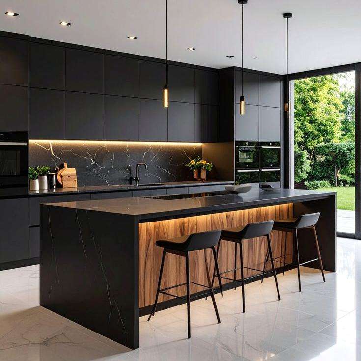 CBMmart Custom Kitchen Cabinets Full Set with Sink and Hardware ...