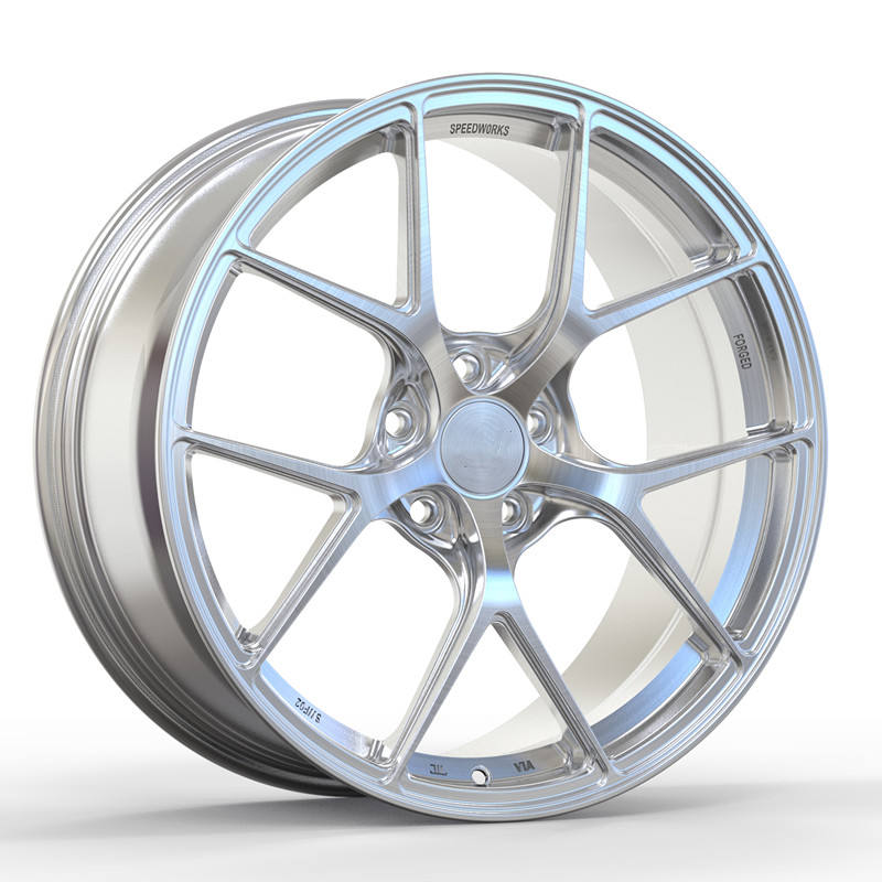 FB1231 Forged Black Aluminum Rims Works Wheels Lightweight Wheels 5x112 ...