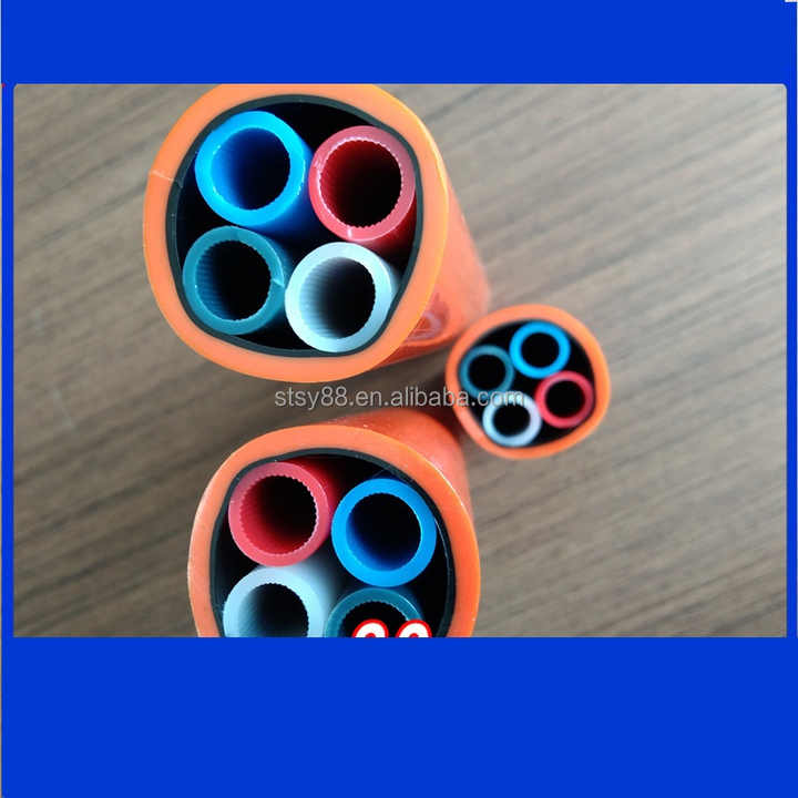HDPE Pipe MicroDuct with 7 Ways 14/10 12/8 10/6 mm Bundle 100m Length ...