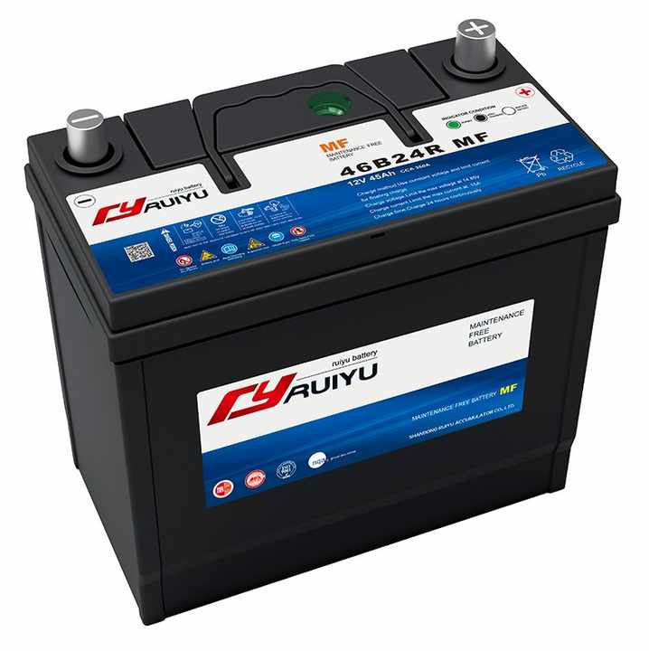 Korean technology automotive battery 40b19r/l /N40 12V 40Ah lead acid ...