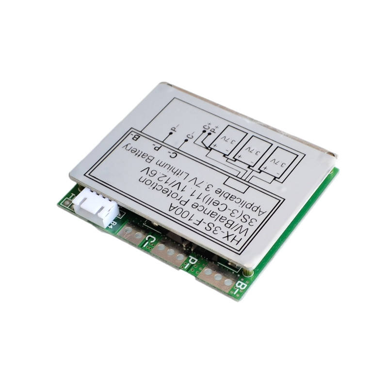 BMS 3S 100A Balancer PCM 18650 Lithium Battery Protection Board 3S BMS ...