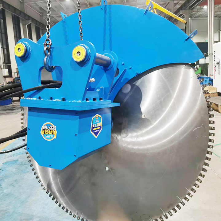 Excavator Rock Saws Designed for Cutting Hard Rock Sandstone and ...