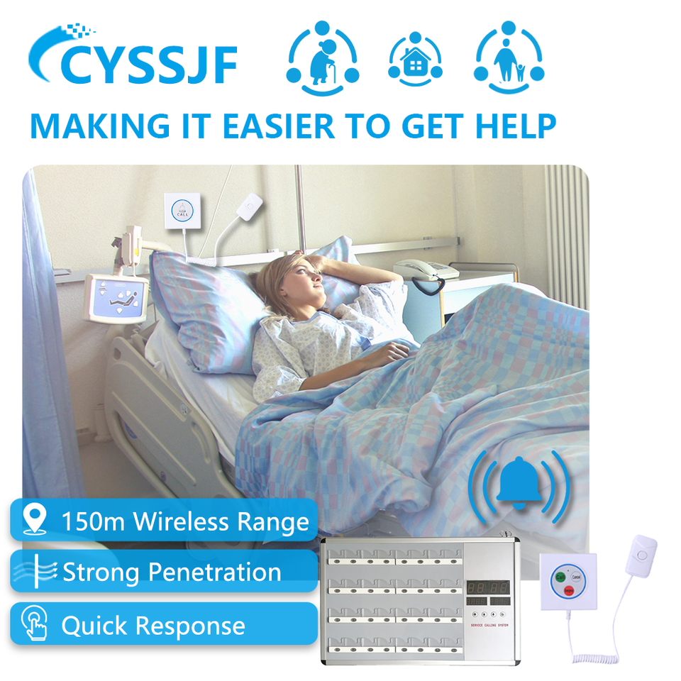 Nurse Call Master Station & Wireless Call Buttons - Digital Display ...