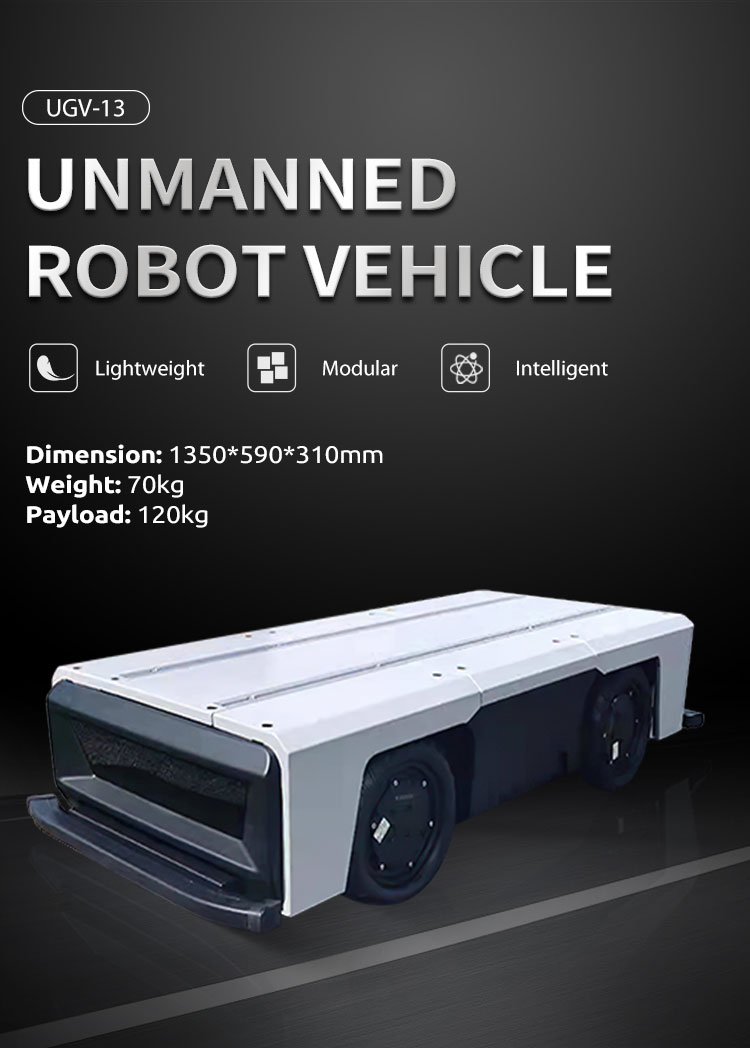 Ugv-13 120kg Loading Unmanned Self Drive Robotic Transport Vehicle Gps Vending Robots Chassis ...